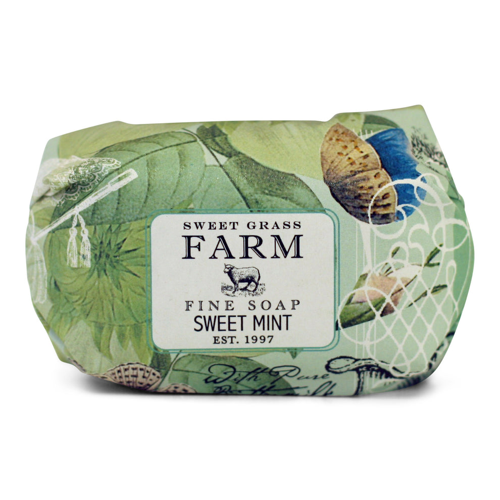 Triple Milled Bar Soap | Meadow Sweet Mint – Sweet Grass Farm